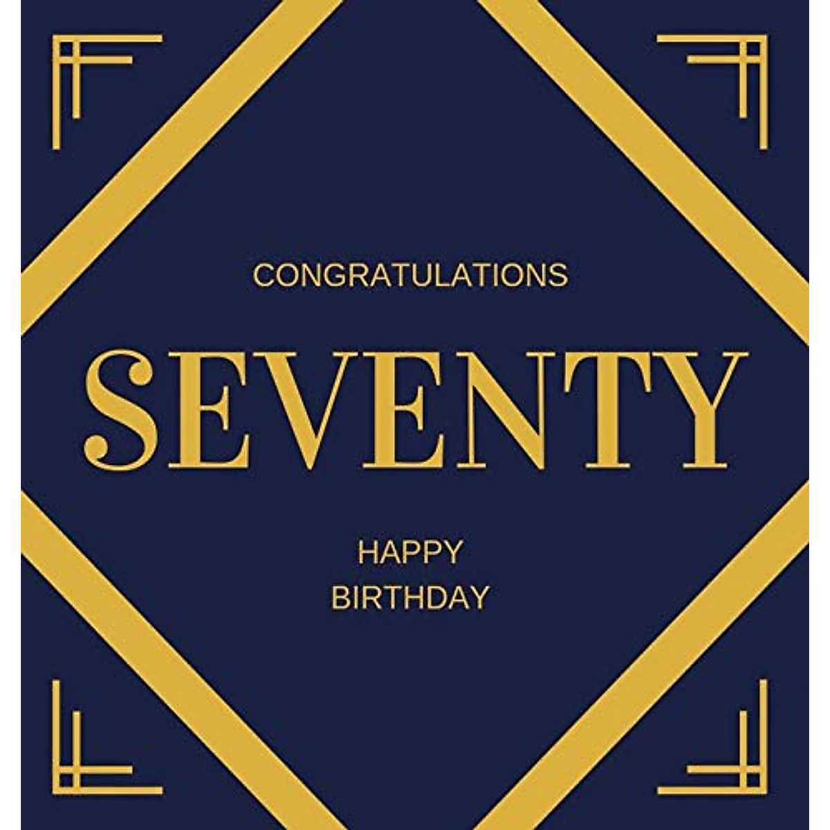 Happy 70th Birthday Guest Book (Hardcover): Happy 70th Birthday Guest book, party and birthday celebrations decor, memory book, 70th birthday, happy ... celebration parties, message log keepsake