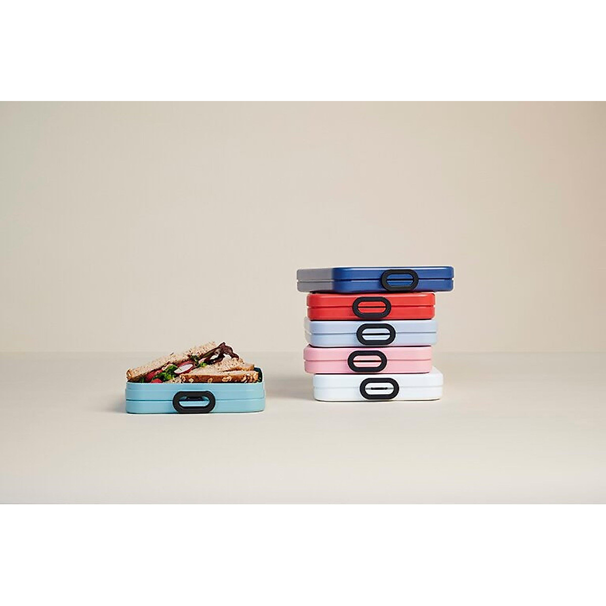 Mepal Take A Break Flat Lunchbox, White