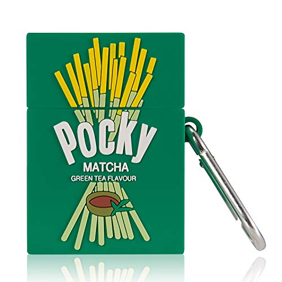 Mulafnxal for Airpods 1&2 Case, Cute 3D Funny Cartoon Soft Silicone Protective Airpod Cover, Fun Food Biscuit Design Shockproof Skin, Fashion Cases for Girls Kids Teens Boys Air pods (Green Cookies)