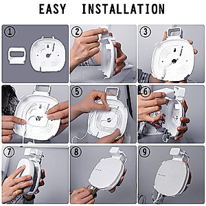 Koroao Outlet Holder Mount Only for Samsung SmartThings Hub 3rd Generation GP-U999SJVLGDA - Easy Installation and No Cord Clutter