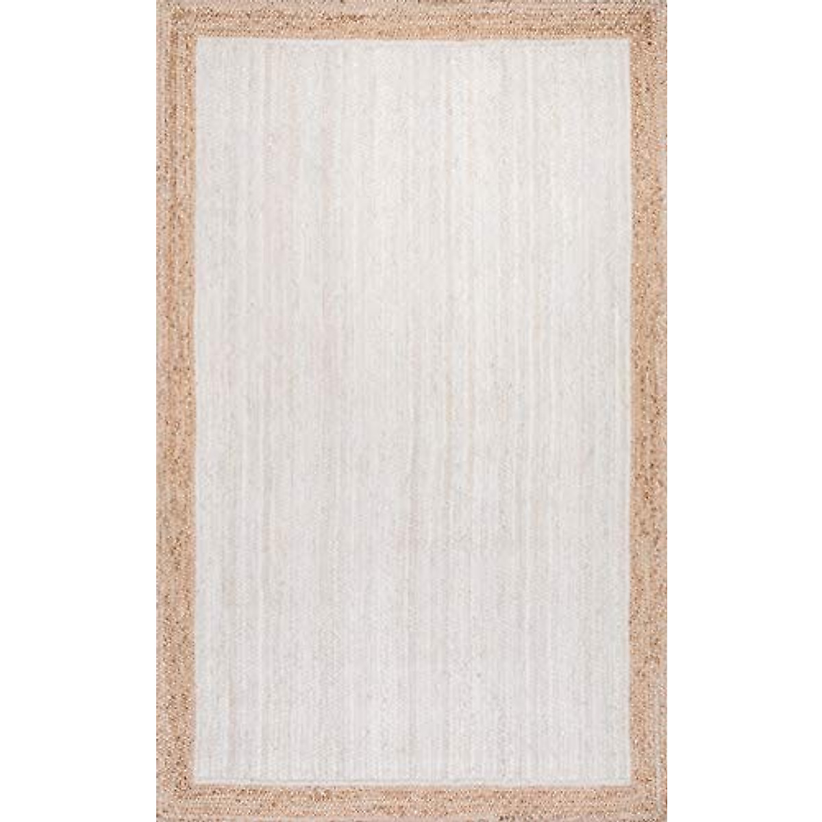 nuLOOM Eleonora Casual Jute Area Rug, 8' x 10', White