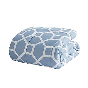 Beautyrest Polyester Printed 10-PC King Comforter Set with Blue BR9144409622-18