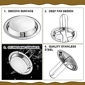 6 Pack Beer Can Chicken Holder Stainless Steel Chicken Roaster Rack Whole Chicken Roaster Stand with Pan Beer Butt Vertical Chicken Stand for Grill Oven Smoker Camping Home BBQ