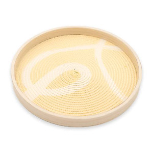 Coffee Table Tray- Coffee Table Decor- Decorative Tray- Round Tray Coffee Table- Boho Table Decor- Round Serving Tray for Ottoman- Round Trays Home Decor- Decorative Trays for Coffee Table