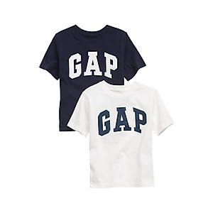 GAP Baby Boys Short Sleeve Logo T-Shirt T Shirt, Blue Galaxy, 18-24 Months US