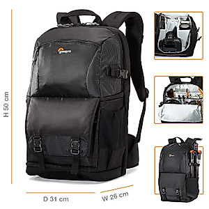 Lowepro Fastpack BP 250 AW II - A Travel-Ready Backpack for DSLR and 15" Laptop and Tablet