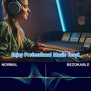 XLR Splitter Cable 1 XLR Female to 2 XLR Male Patch Y Cable Balanced Microphone Splitter Cord Audio Adaptor XLR Y Splitter Microphone Cable for Stereo Mic to L and R Audio Track, 1 Foot (10 Pcs)