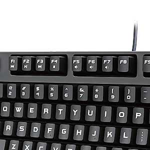 Adesso AKB-625UB - Easy Touch Compact Mechanical Gaming Keyboard,Black