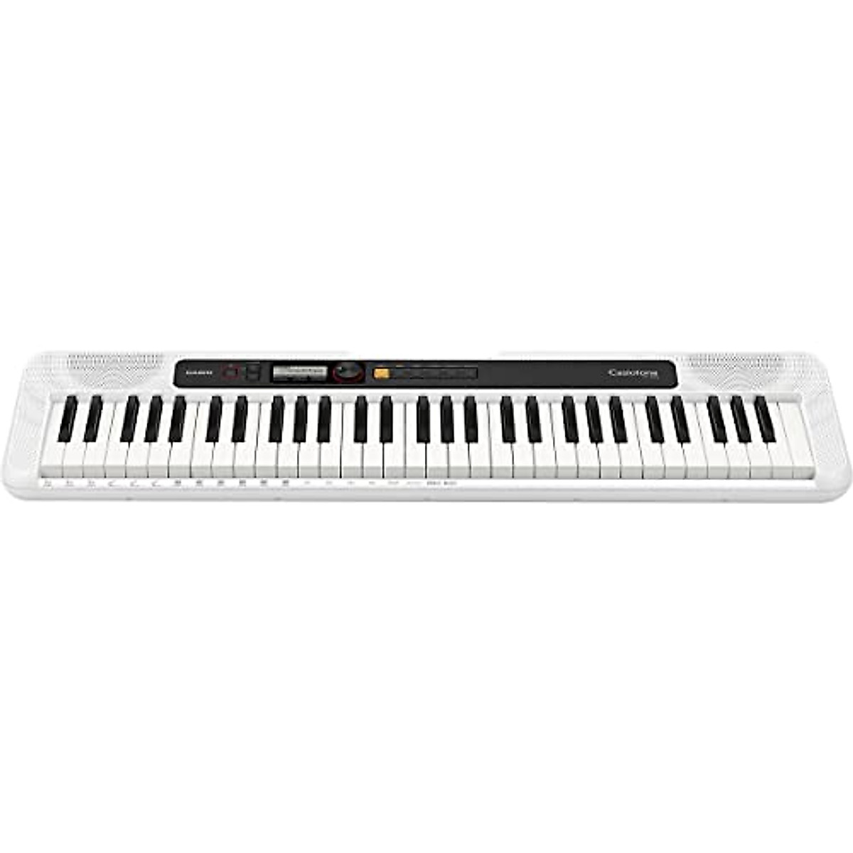 Casio CT-S200 61-Key Digital Piano Style Portable Keyboard, 48 Note Polyphony and 400 Tones, White with Headphones