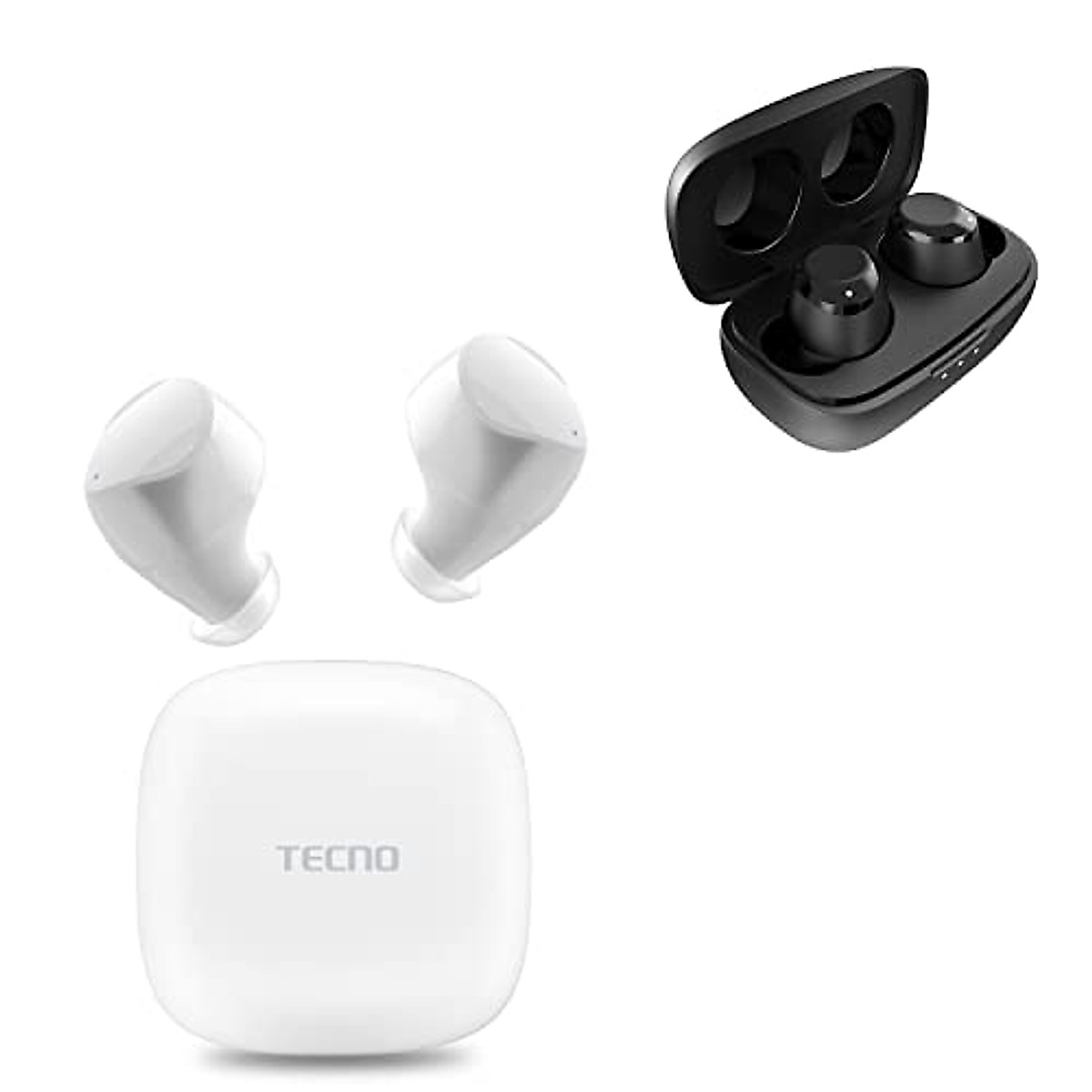 Tecno H2 Wireless Earbuds & BDE01 Wireless Earbuds with Microphone