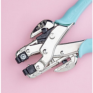 Crop-A-Dile Eyelet by We R Memory Keepers | Blue Comfort Handle