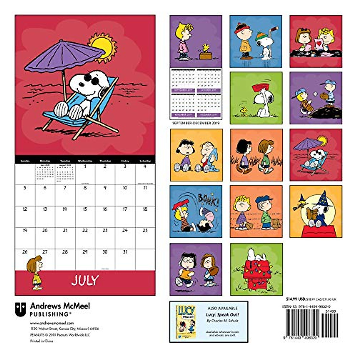 Peanuts 2020 Wall Calendar