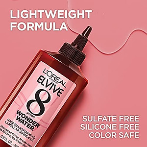 L’Oreal Paris Elvive 8 Second Wonder Water Rinse, Repairing Lamellar Treatment for Damaged Hair, 6.8 FL; Oz