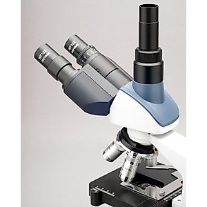 AmScope T120B-9M Digital Professional Siedentopf Trinocular Compound Microscope, 40X-2000X Magnification, WF10x and WF20x Eyepieces, Brightfield, LED Illumination, Abbe Condenser with Iris Diaphragm, Double-Layer Mechanical Stage, 100-240VAC, Includes 9MP