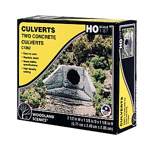Woodland Scenics Concrete HO Culverts