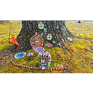 Robkea Fairy Garden, Fairy Garden Miniatures Fairy Garden Accessories Bench & Arch