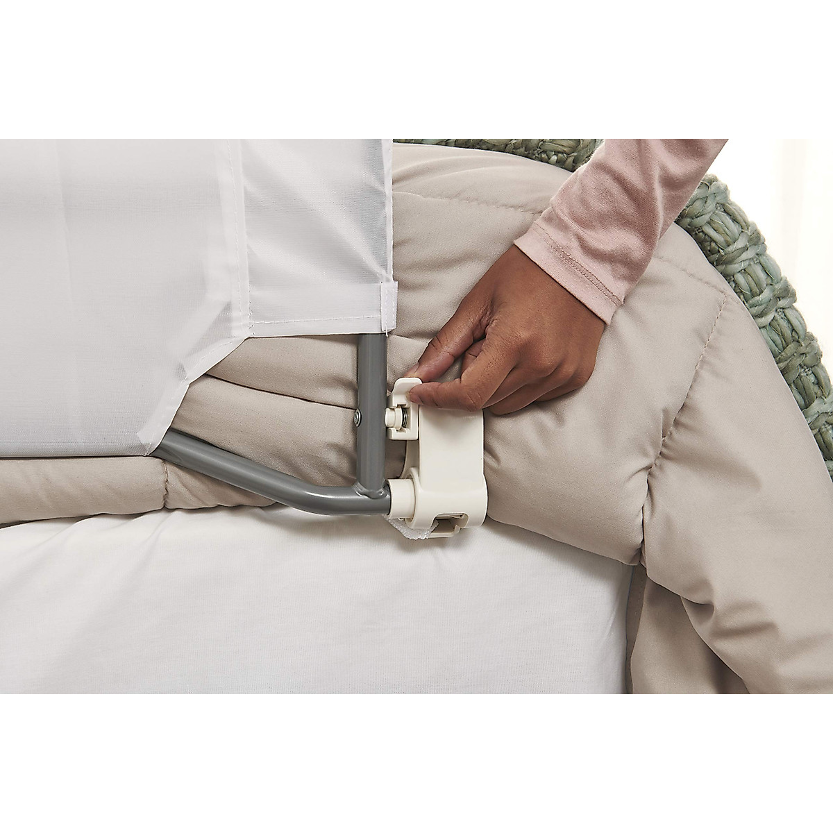 Regalo Swing Down 54-Inch Extra Long Bed Rail, with Reinforced Anchor Safety System