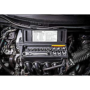 GEARWRENCH 15 Pc. Serpentine Belt Tool Set with Locking Flex Head Ratcheting Wrench - 89000