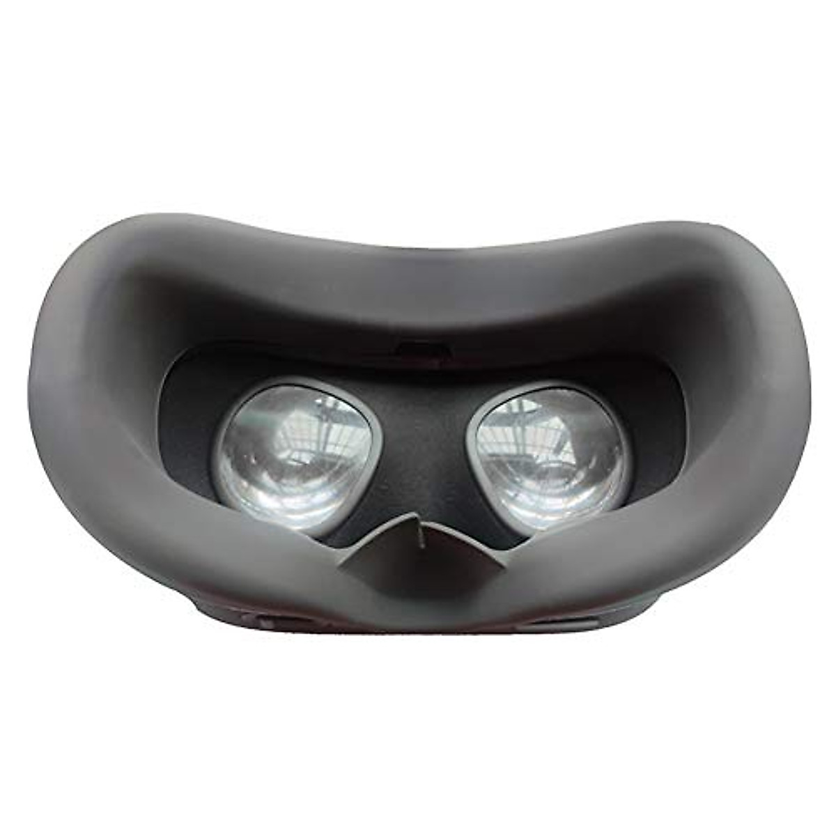 GEZICHTA Soft Silicone Thumb Stick Cover Grip Link Cable for Oculus Quest VR Headset