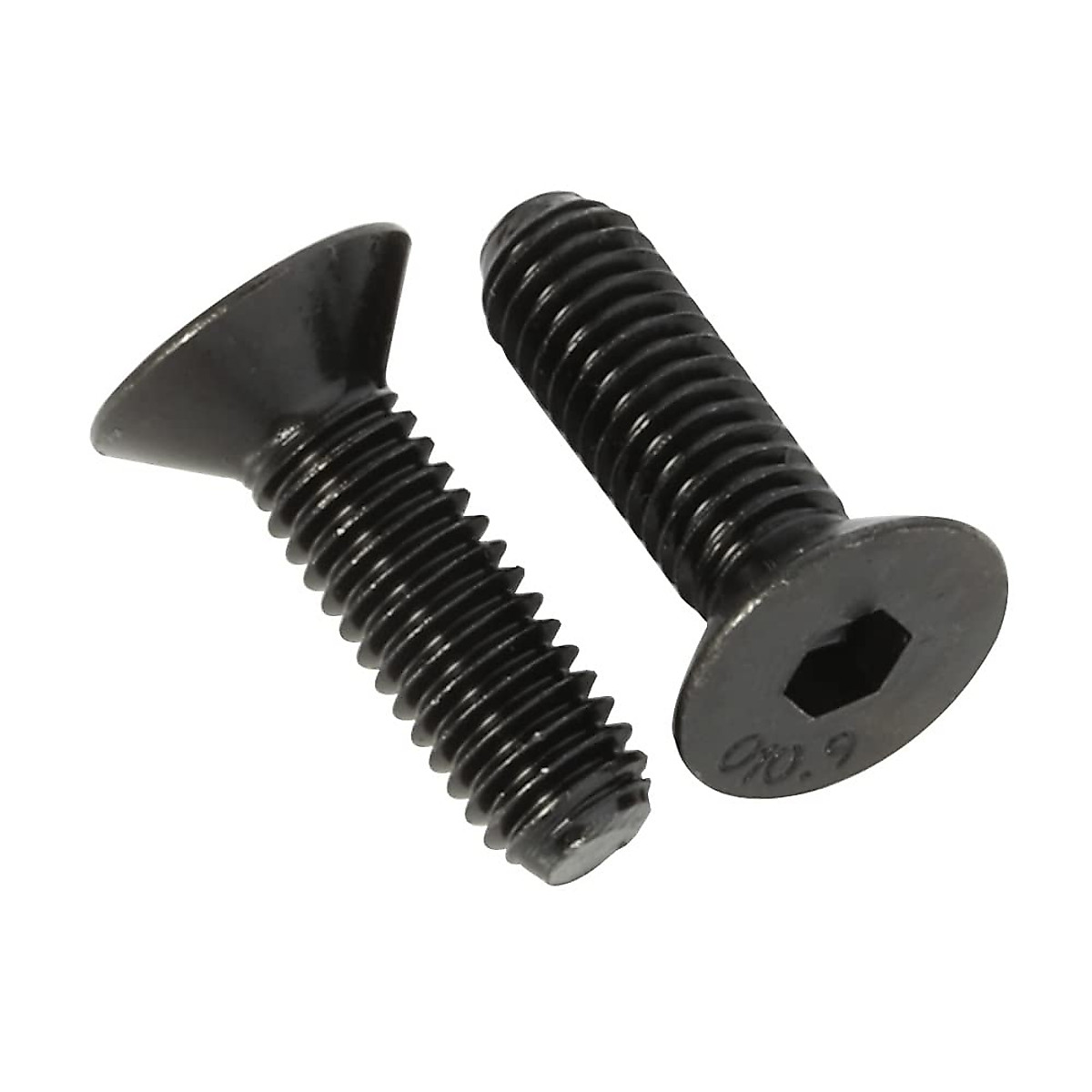 M8-1.25 x 20mm Flat Head Socket Cap Screws Countersunk Bolts, Alloy Steel Grade 10.9, Fully Threaded, Allen Socket Drive, 25 PCS