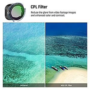 NEEWER Effects Filters and ND Filters Compatible with DJI Mini 3/Mini 3 Pro, 12 in 1 Includes ND8/16/32/64/128/256/ND1000/UV/CPL/Blue Streak Anamorphic/Light Pollution Reduction/Star Filters