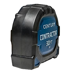 Century Drill & Tool 72843 Contractor Fractional/Metric Tape Measure, 30-Foot