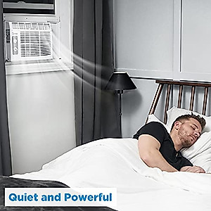 Midea 5,000 BTU EasyCool Window Air Conditioner and Fan - Cool up to 150 Sq. Ft. with Easy to Use Mechanical Control and Reusable Filter