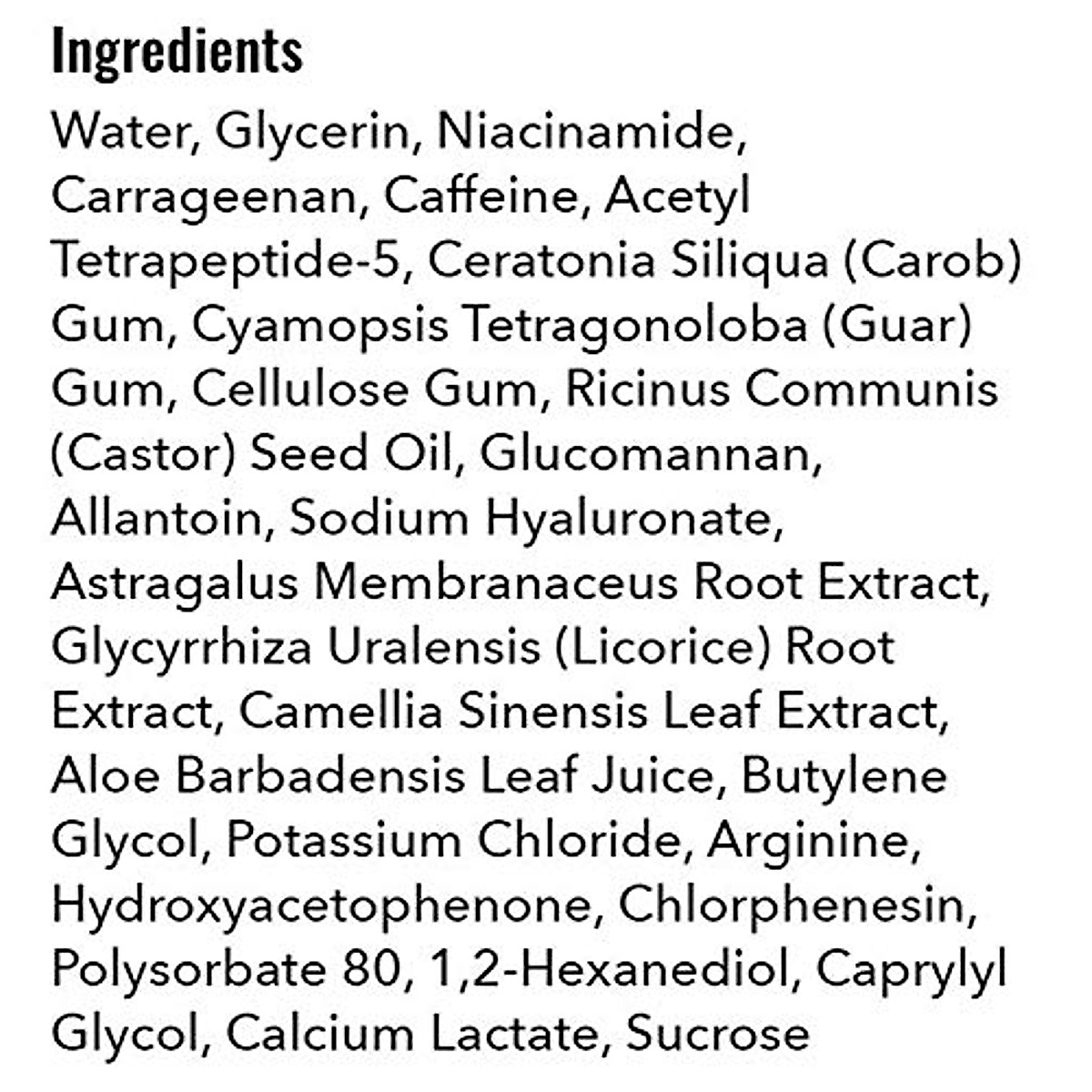 Good Molecules Caffeine Energizing Hydrogel Eye Patches