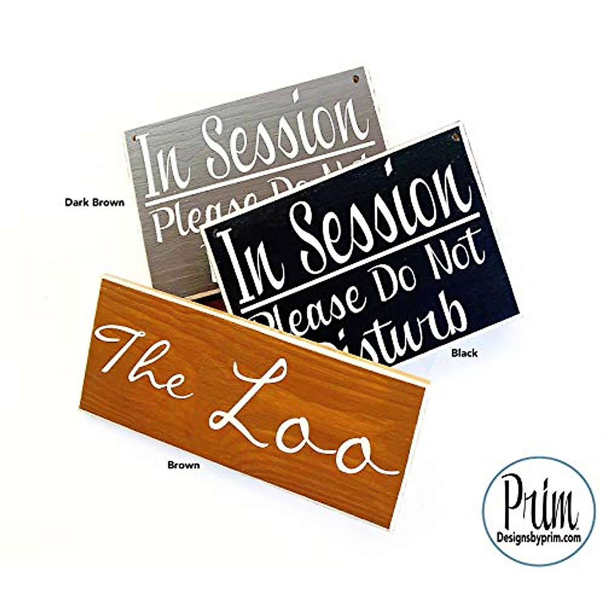 IN SESSION Please Do Not Disturb WELCOME Come on in Two Sided 8x6 Spa Salon Office Wood Open Closed Rustic Custom Sign Welcome Home Office Door Hanger