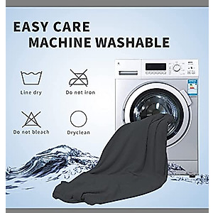 IMYOGI High Stretch Sofa Covers Stylish Sofa Cover Sofa Slipcovers L Shape Universal High Stretch Couch Covers Jacquard Fabric Sofa Cover Durable for Living Room -Blue-4 Seater+4 Seater