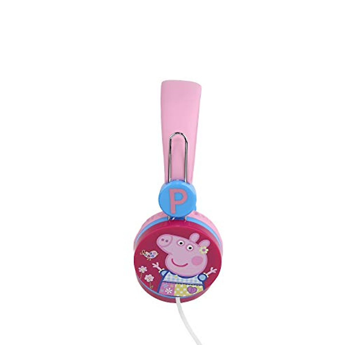Peppa Pig Over The Ear Headphones HP1-01057 | Soft and Cushioned Ear Pieces to Fit Any Size, Adjustable Headband Headphones, Great Sound, Volume Limiting Technology, Model Number: HP1-01708