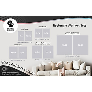 Stupell Industries Symmetrical Ripples in Water Blue Light Reflection, Designed by Maggie Olsen Canvas Wall Art, 2pc, Each 24 x 30, Off- White