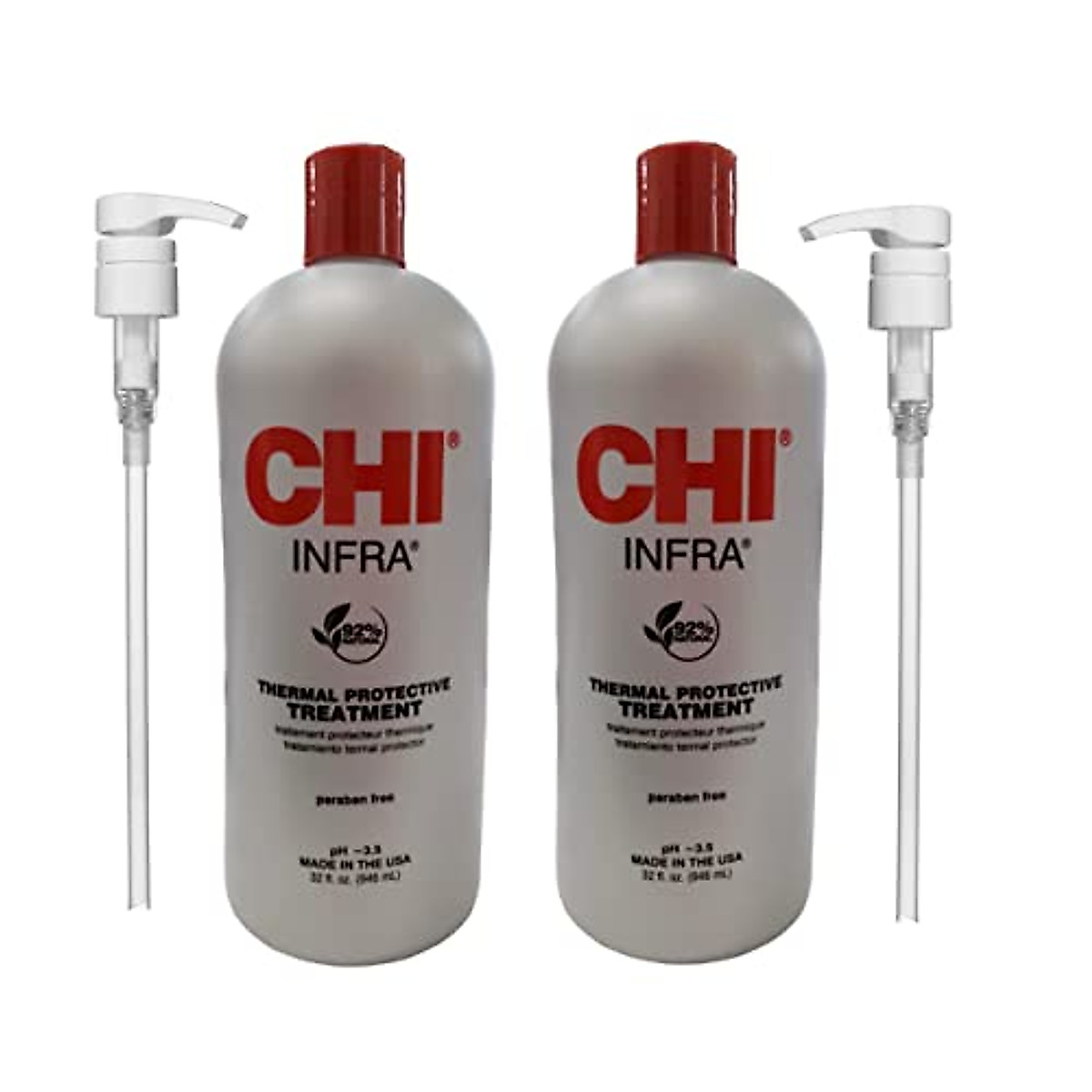 Chi Infra Shampoo & Treatment 32oz Duo w/Pumps