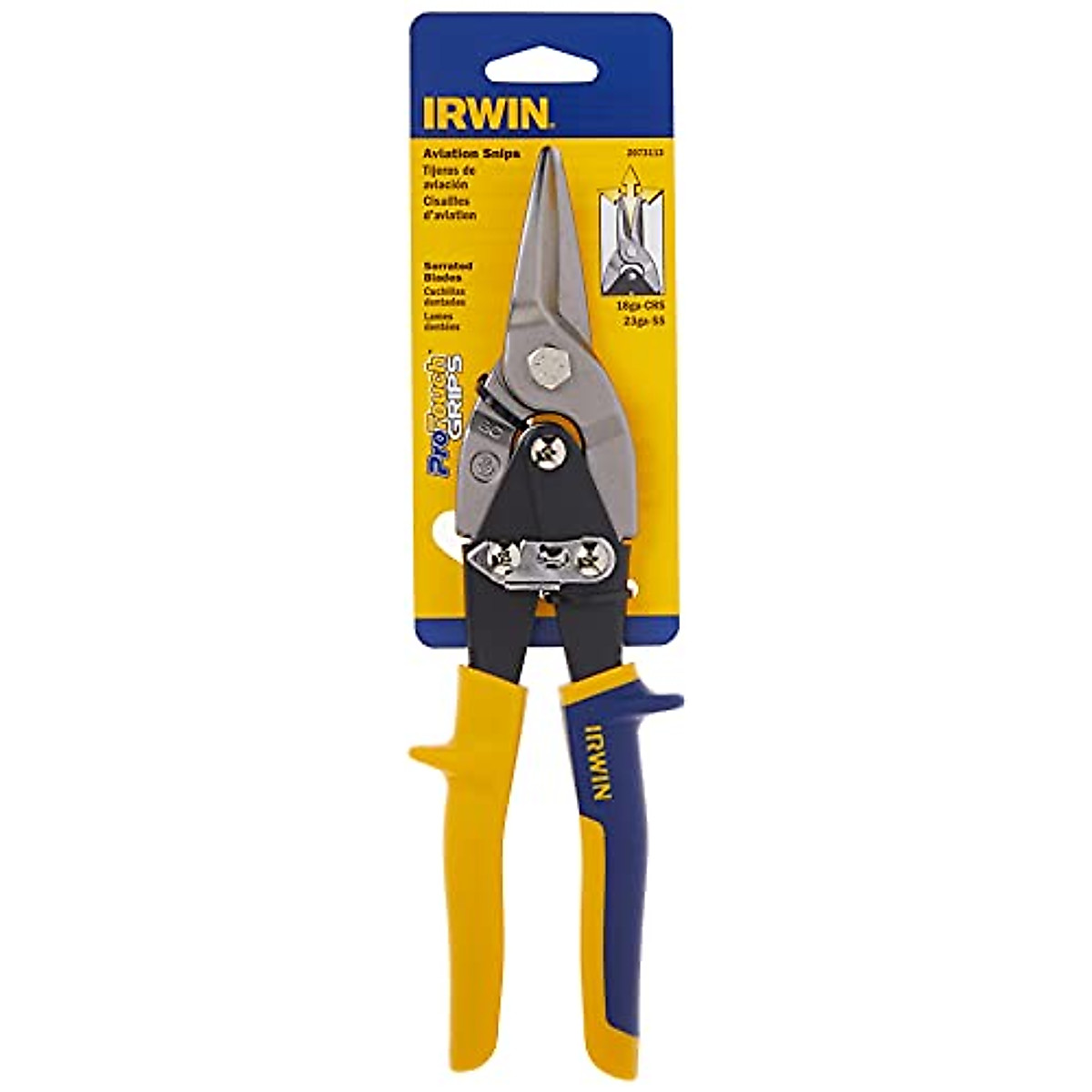 IRWIN Aviation Snip, Aviation Snip, Straight (2073113), 9-1/2" (241 mm)