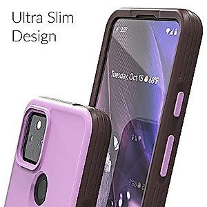 Crave Slim Guard for Pixel 5a Case, Shockproof Case for Google Pixel 5a 5G - Lilac