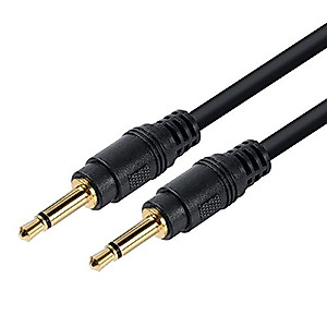 TENINYU 3.5mm Mono Cable - 12V Trigger, IR Infrared Sensor Receiver Extension Extender, 3.5mm 1/8" TS Monaural Mini Mono Audio Plug Jack Connector Male to Male Cable (3FT)