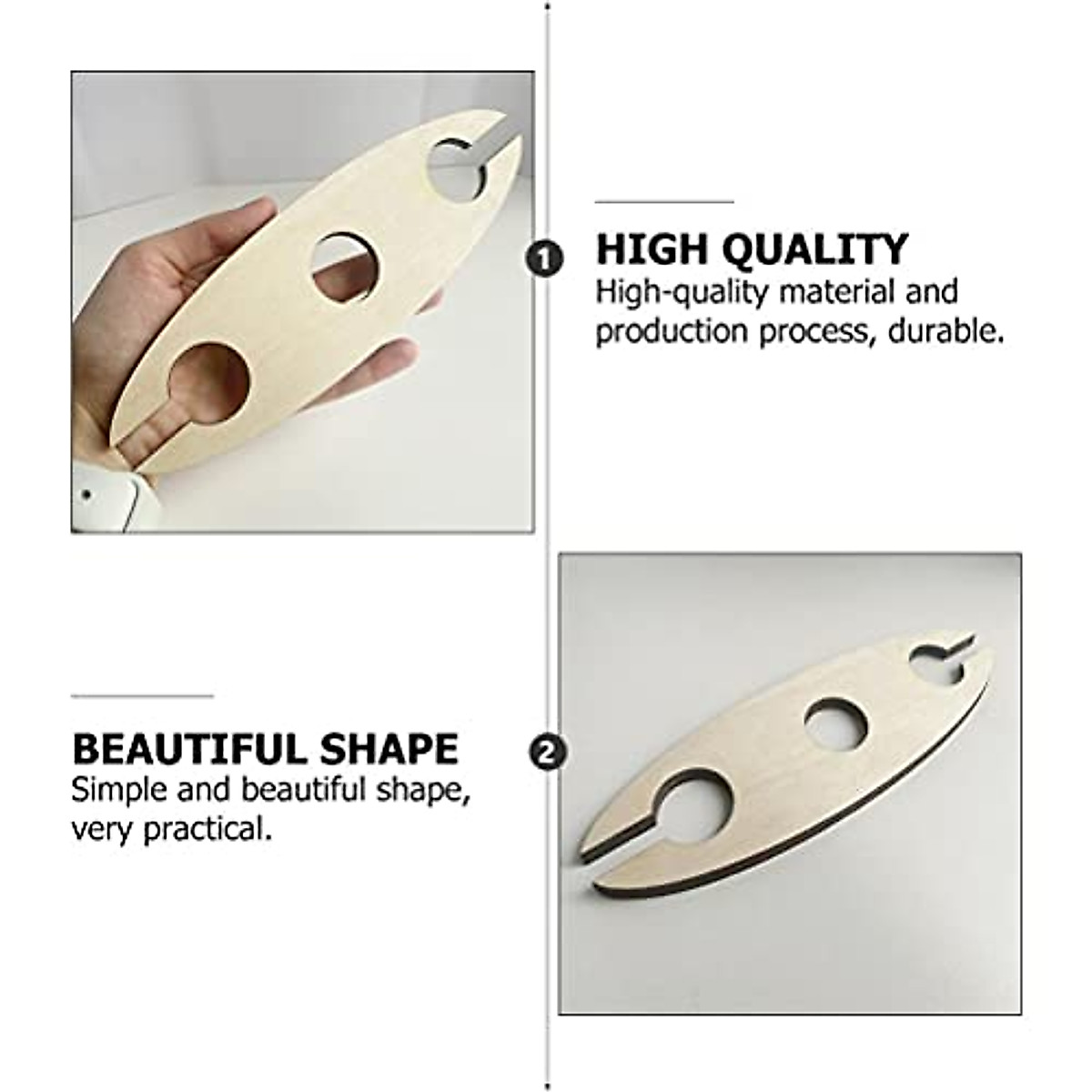 VALICLUD 3pcs Wine Rack Mini Wine Bottle Rack Table Shelf Display Stand Wine Cup Holder Rack Wine Bottle Hanger Wooden Clothes Drying Rack Wooden Handicraft Wine Stand Water Filter Desktop