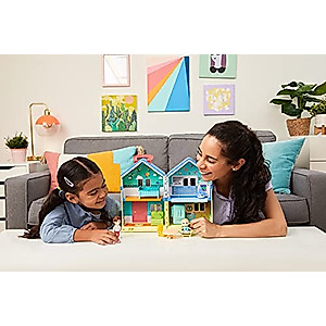 CoComelon Deluxe Family House Playset with Music and Sounds - Includes JJ, Family, Friends, Shark Potty, Crib, Sofa, Chair, High Chair, Dining Room Table, Fridge, Activity Sheet - Amazon Exclusive