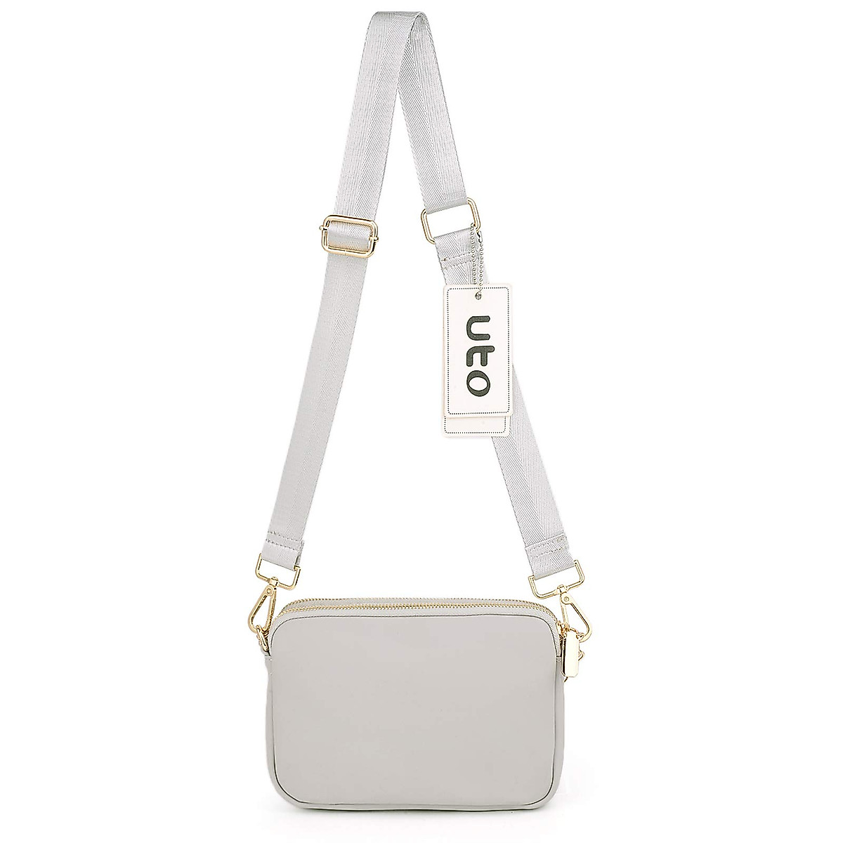 UTO Small Crossbody Bags for Women 3 in 1 Trendy Belt Purse Fashion Designer Mini Cute Sling Fanny Chest Pack