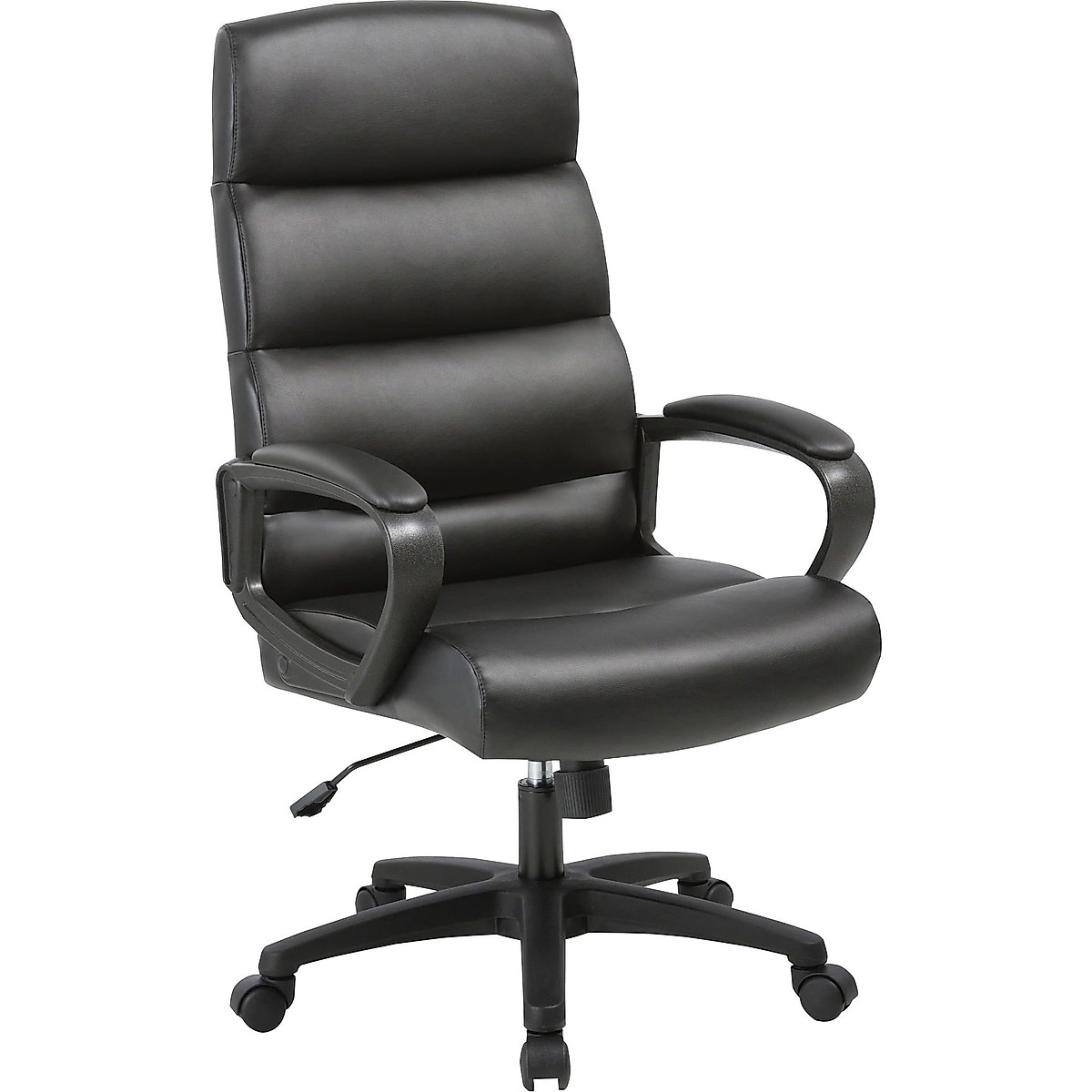 Lorell LLR41843 Soho High-Back Leather Executive Chair