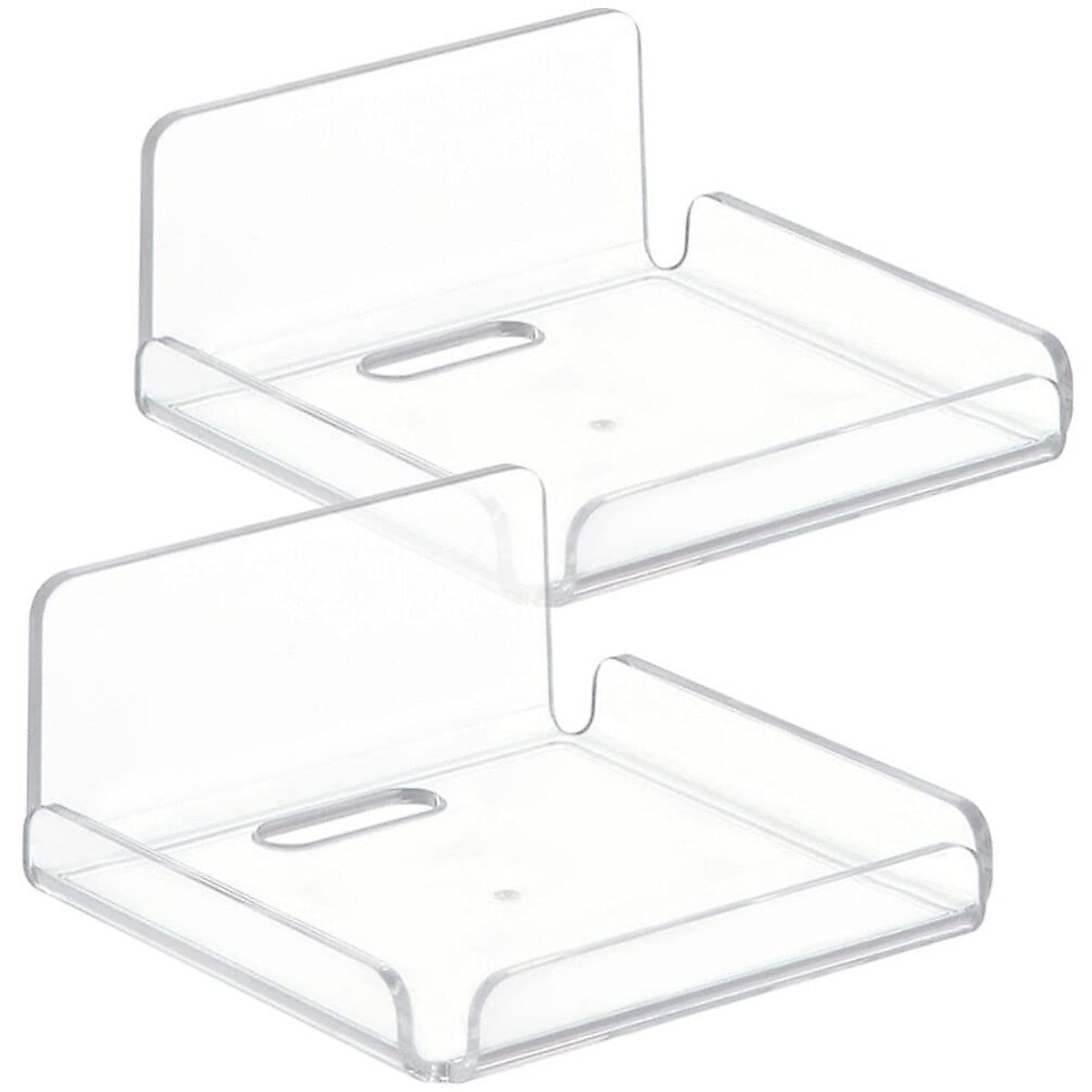 UKCOCO 2pcs Camera Bracket Corner Shelfs Indoor Plant Shelves Wall Shelves for Plants Monitor Camera Wall Shelf Camera Wall Mount Speaker Stand Acrylic Transparent Speaker Shelf