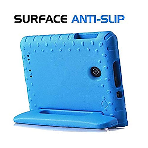 BMOUO Kids Case for Alcatel Joy Tab 8 2019/T-Mobile 3T 8 Tablet 2018/A30 Tablet 8 2017, Lightweight Kid-Proof Handle Stand Case for Alcatel Joy Tab 2019/Alcatel 3T 8 2018 / A30 8 inch 2017 - Blue