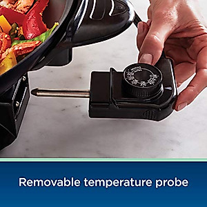 Oster 2124087 DiamondForce Electric Wok, 4.7-Quart, Black