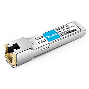SFP to RJ45 for Cisco GLC-T GLC-TE SFP-GE-T Ubiquiti Unifi UF-RJ45-1G Netgear AGM734 D-Link DGS-712 Finisar FCLF852XP2BTL 1000BASE-T SFP Mini GBIC Copper RJ-45 100m Transceiver Module
