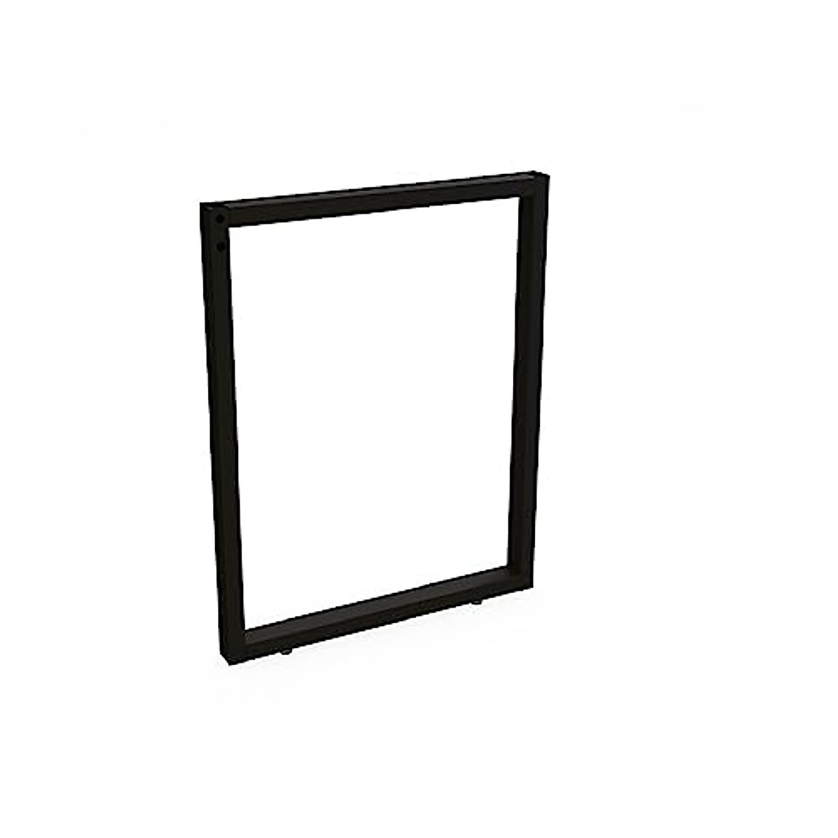 Steel Square Table OLegs - 28.5”High x 24”Wide with Cross Bar, Create The Perfect workspace or Interior Design Addition with a Pair of Contemporary Square Profile Table Legs That Instantly Standout.