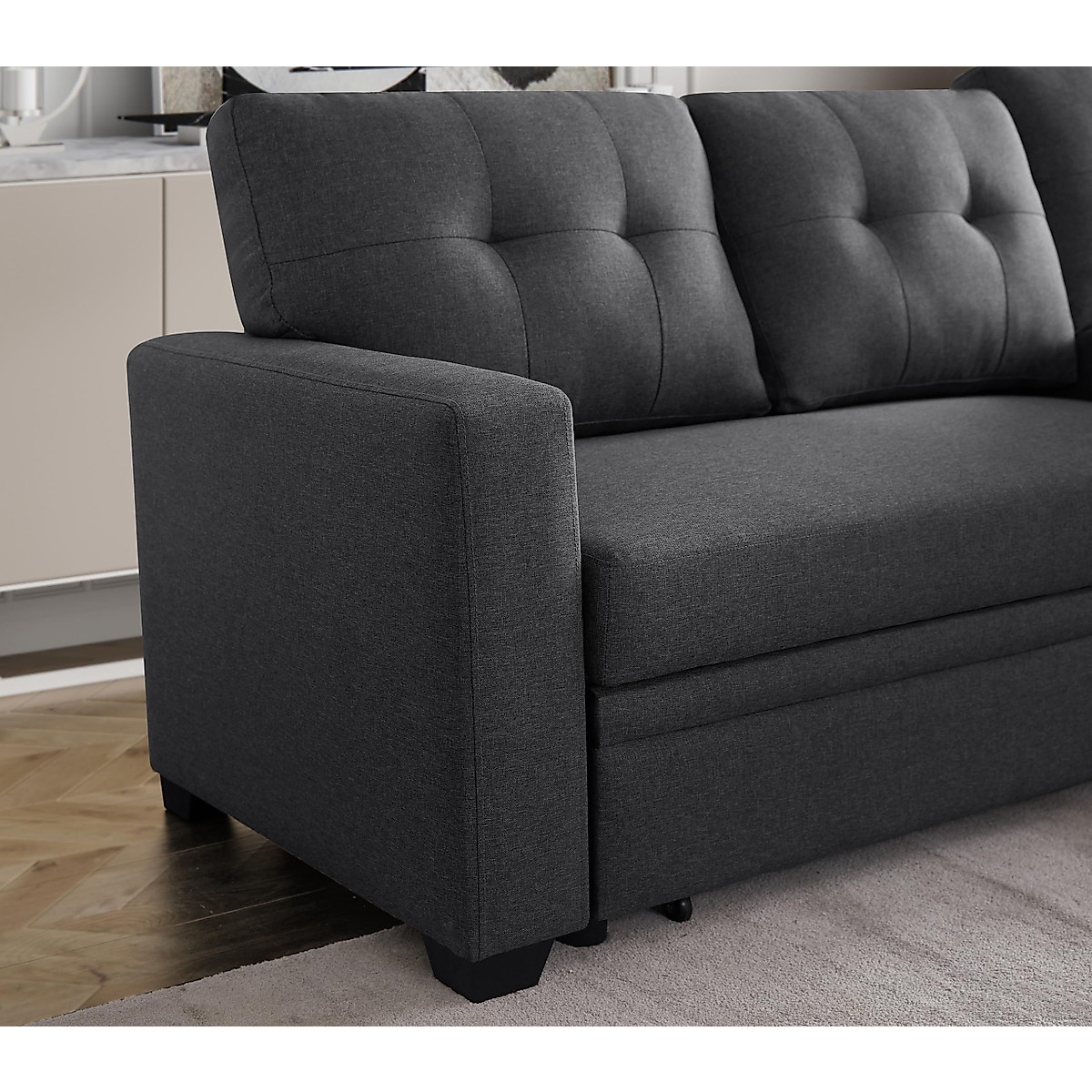 Devion Furniture Finale Sofas, Dark Gray