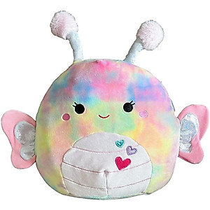 Squishmallows Kellytoy Valentine Squad Plush Toy (12/'' Wren The Butterfly), SQV-AST-F