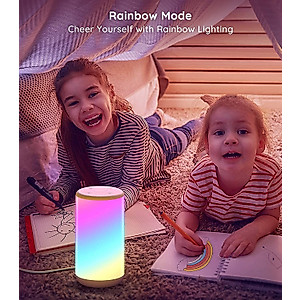 Govee RGBIC Table Lamp, Smart Lamp Work with Alexa, LED Beside Lamp with Music Sync and 43 Scene Modes, Ambiance Color Changing Lamp for Bedroom Decor, Dimmable Night Light (Corded Electric)