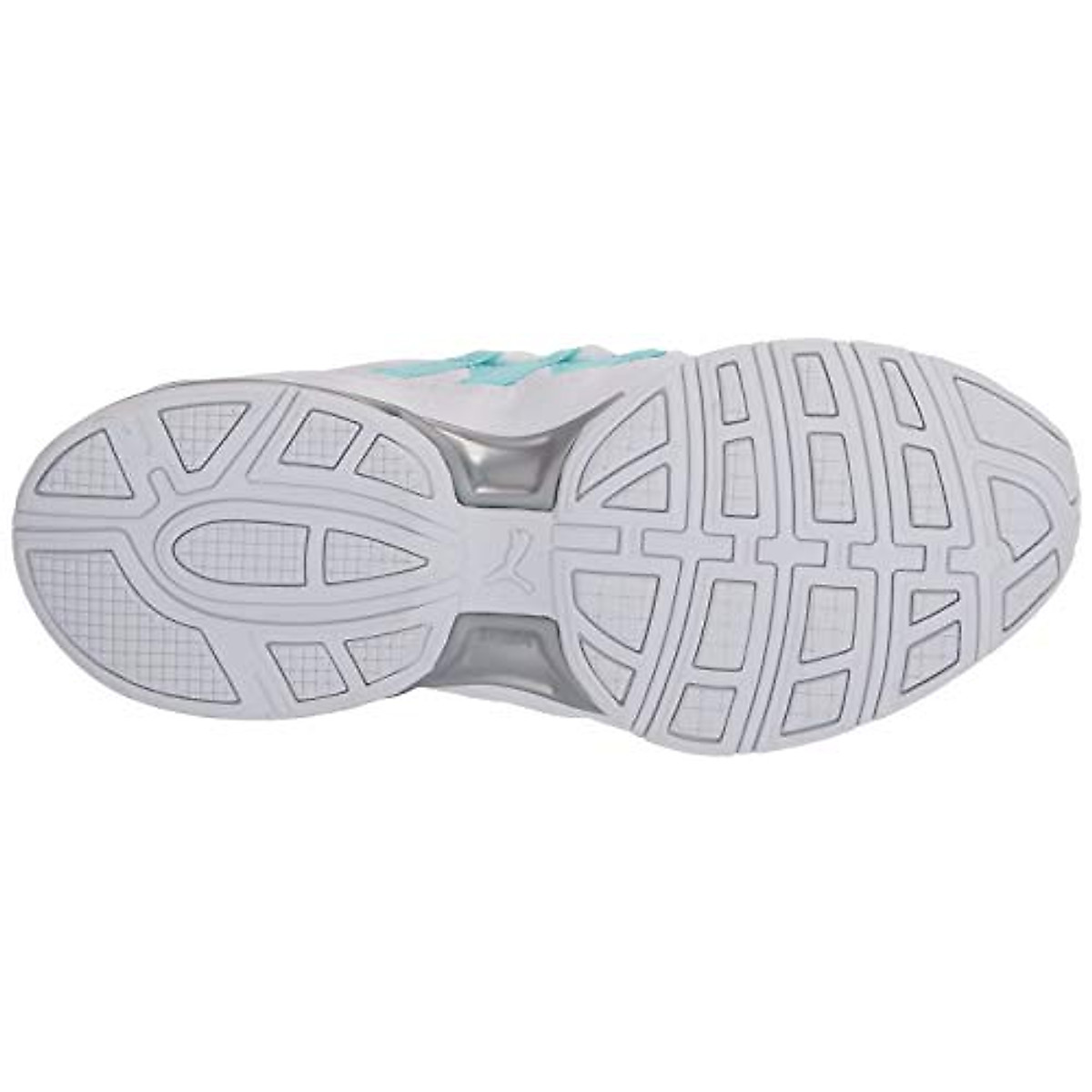 PUMA Womens Riaze Prowl Cross Trainer, PUMA Womens White-Gulf Stream, 9.5
