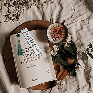 Thank You for Being Part of My Story, Thank You Teacher Appreciation Metal Bookmark with Tassel for Teacher Tutor Friends Coworker Boss Teachers Day Christmas Birthday Thanksgiving Gifts